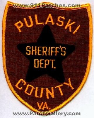 Virginia - Pulaski County Sheriff's Dept - PatchGallery.com Online Virtual Patch Collection By ...